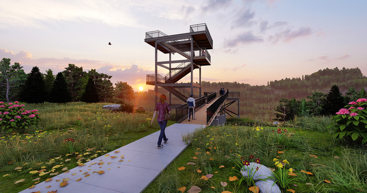 Tomblin Wildlife Management Area Elk Viewing Tower and Visitor Center ...